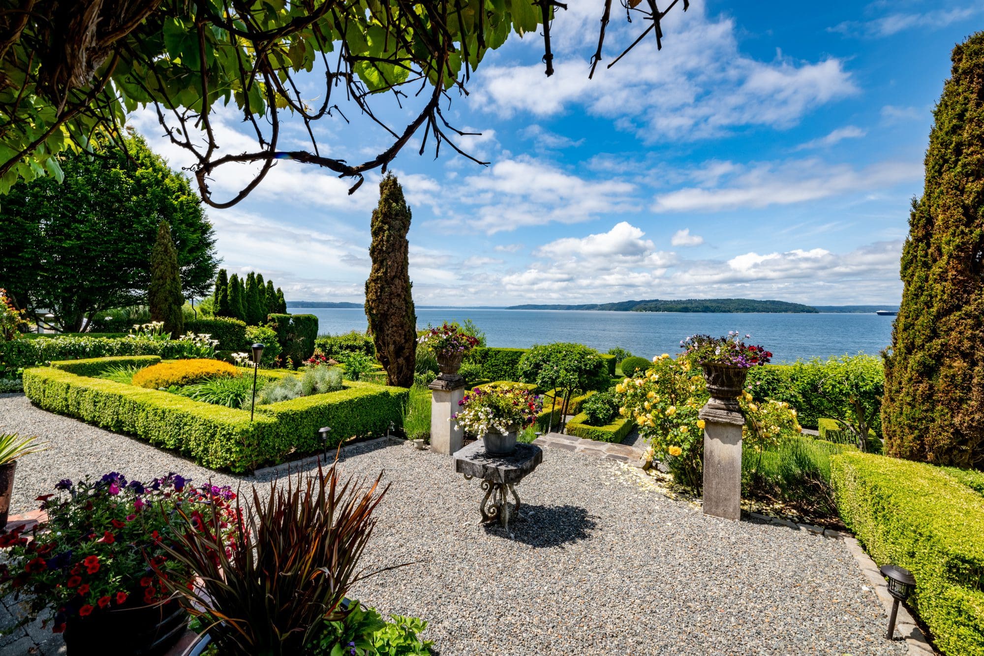 Renewing the Gravel Paths of a French Country Home