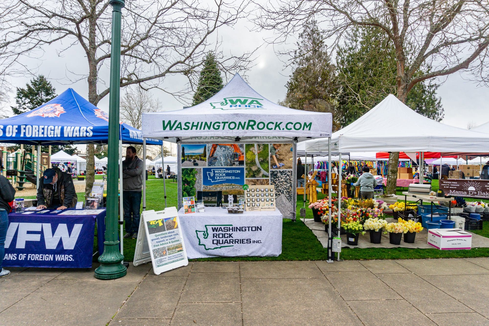 Washington Rock's First Day at the Puyallup Farmer's Market ...
