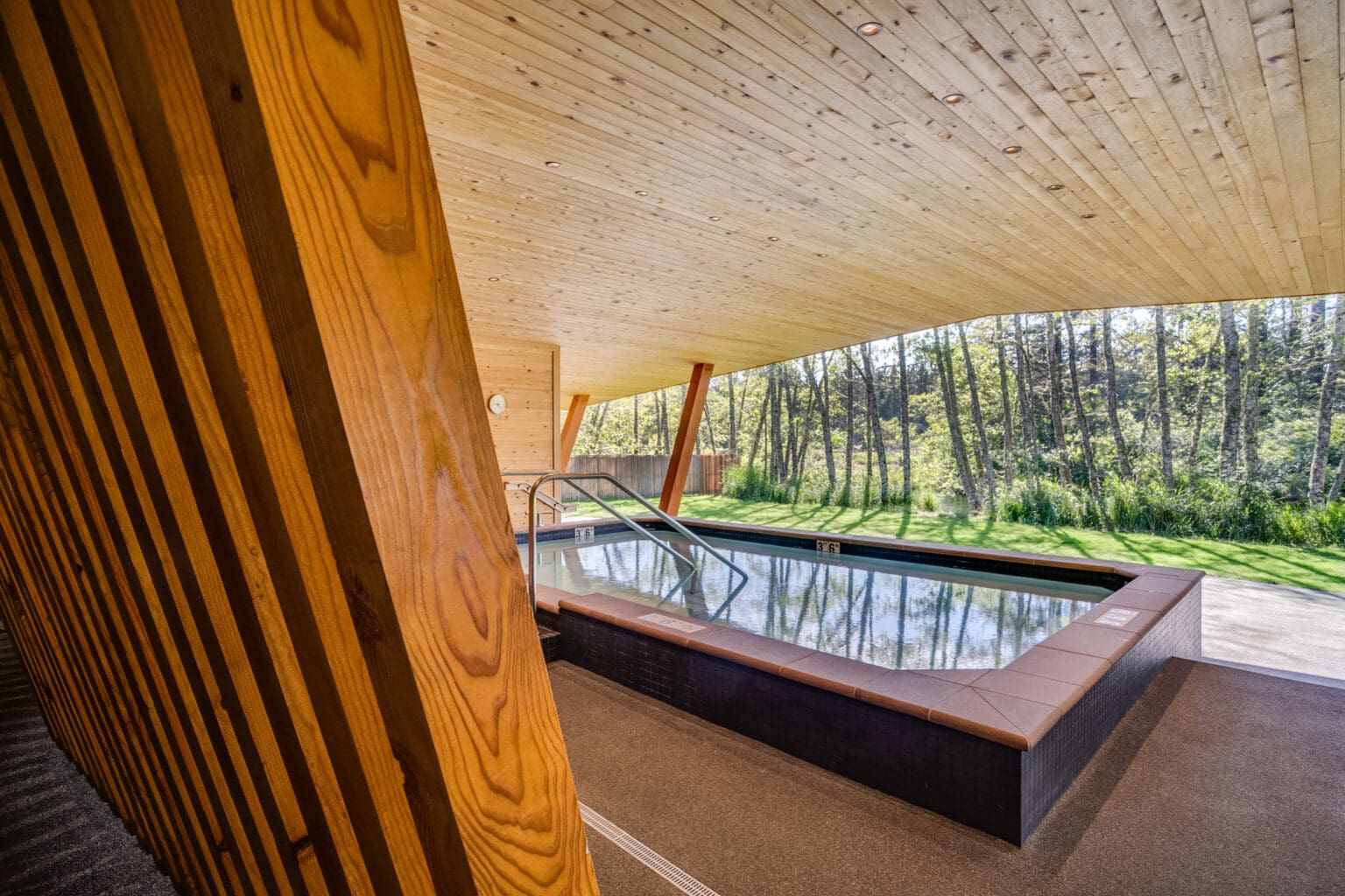 The Ofuro Spa and the Armorstone Pool Deck Treatment